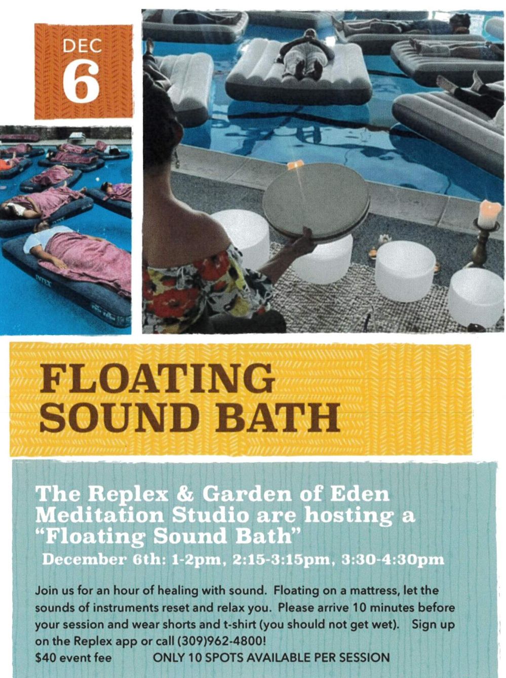 Floating Sound Bath Event